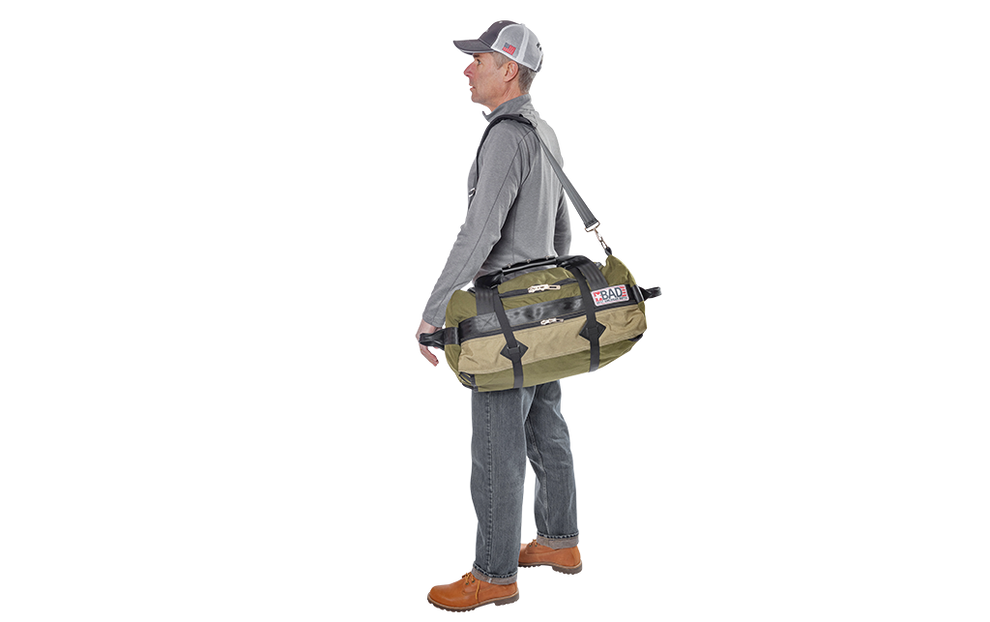 Nº 3 DUFFEL BAG SIDE POCKET – BAD BAGS, Inc.